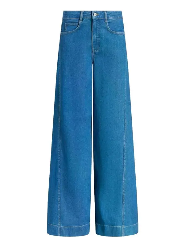 Cinq À Sept Carol Wide-leg Trousers - Blue