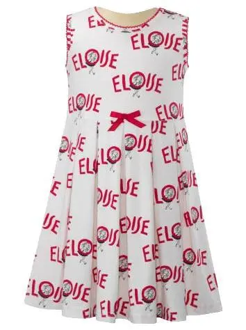 RACHEL RILEY Eloise Logo Jersey Dress - White