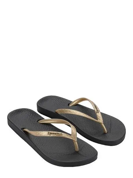 Ipanema Ana Flip Flop - Bc706-black/gold