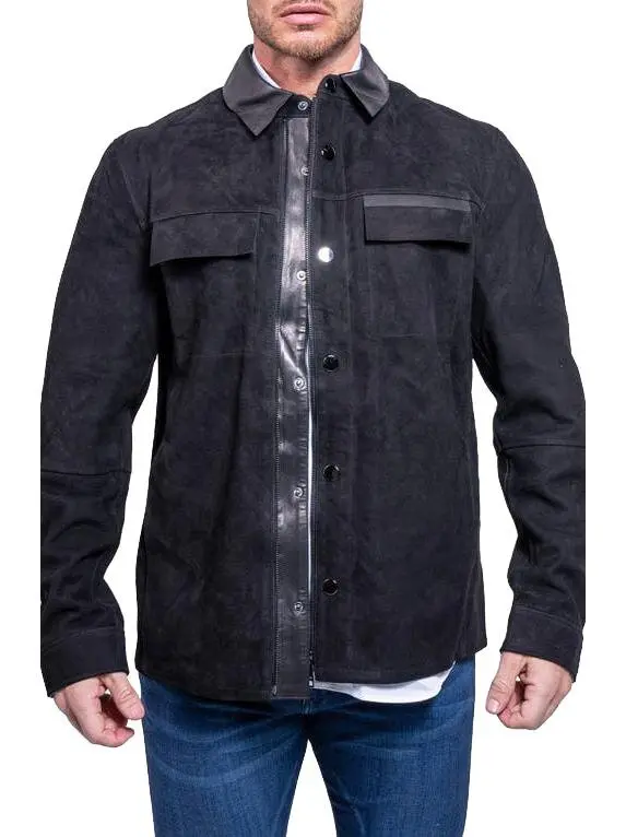 MACEOO Resistance1025 Suede Jacket - Black