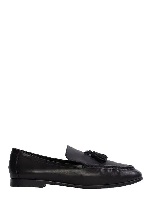 BLACK SUEDE STUDIO Davy Suede Loafer - Raisin Leather