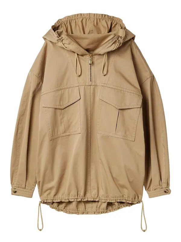 Zimmermann Illuminate Cotton-twill Jacket - Neutrals