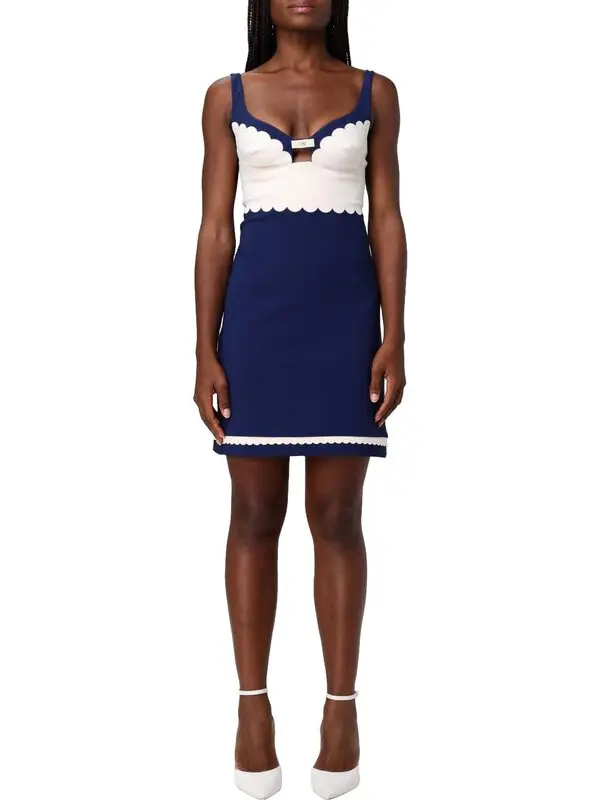 Elisabetta Franchi Sleeveless Dress - Blue