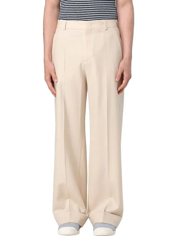 Valentino Garavani Tailored Wide Leg Trousers - Beige