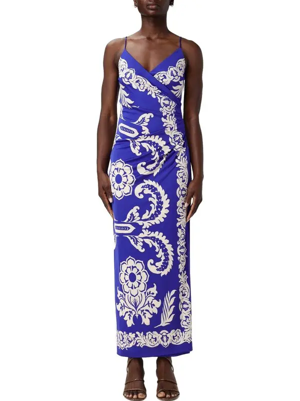 Etro Floral Printed Dress - Blue