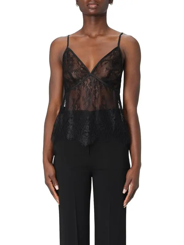 H COUTURE Lace Camisole - Black