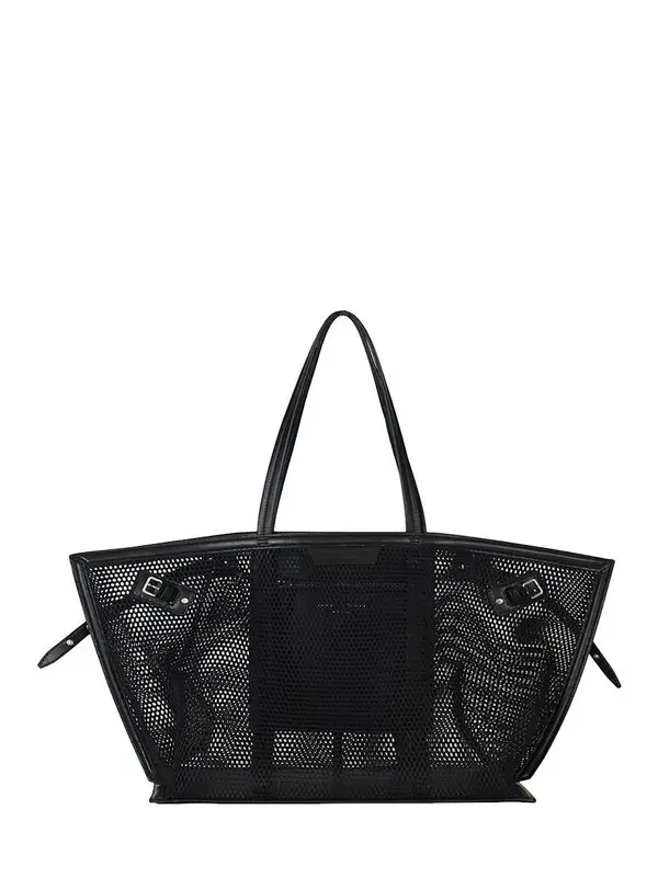 Proenza Schouler Days Buckle Mesh Tote Bag - Black