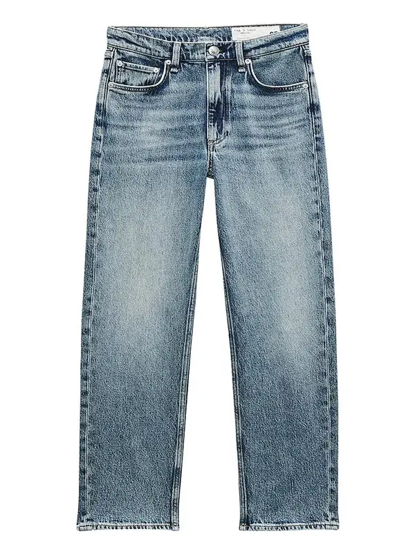 Rag & Bone Harlow Mid-rise Ankle Straight Jeans - Amity