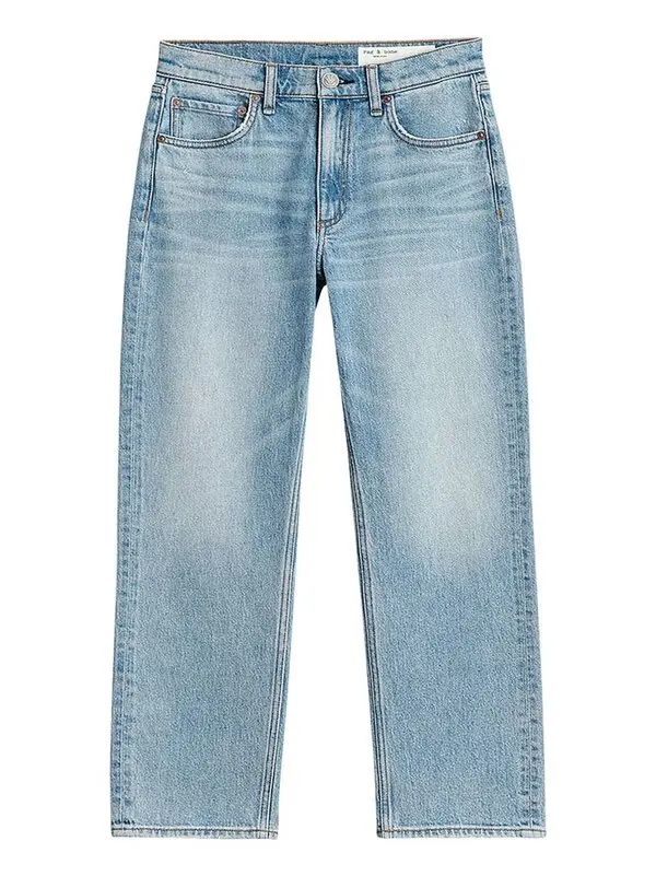 Rag & Bone Harlow Mid-rise Ankle Straight Jeans - Lou