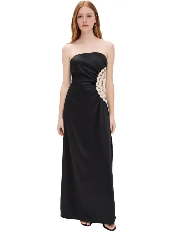 4TH & RECKLESS Strapless Maxi Dress - Black