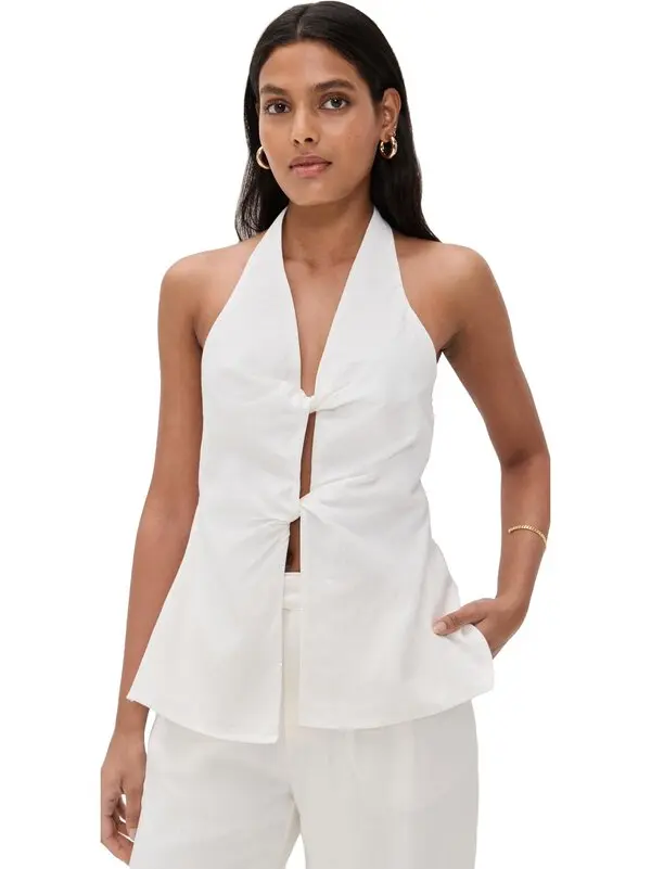 SEVEN WONDERS Robyn Top - White