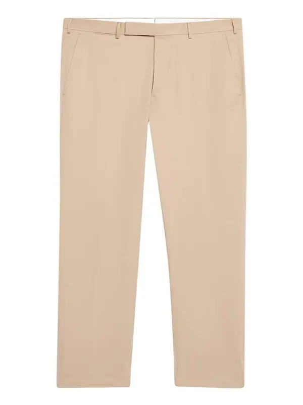 Zegna Wool Slim Flat-front Trousers - Cash Co Trousers