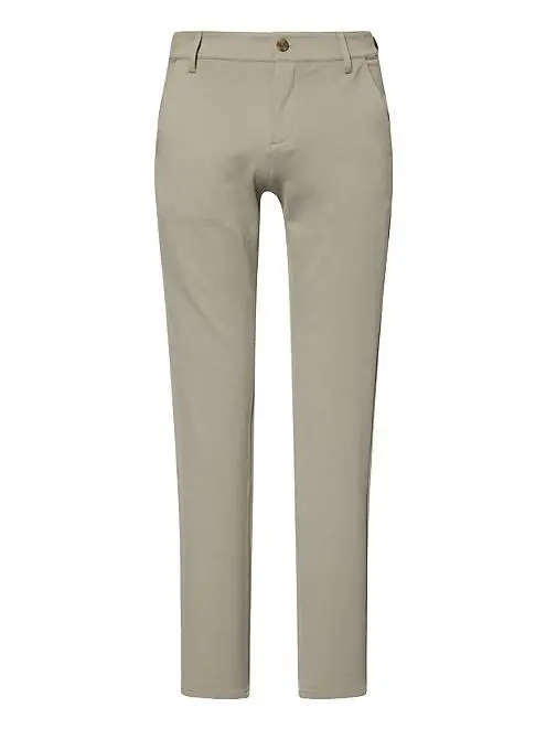 Paige Stafford Tapered-leg Trousers - Dried Lemongrass