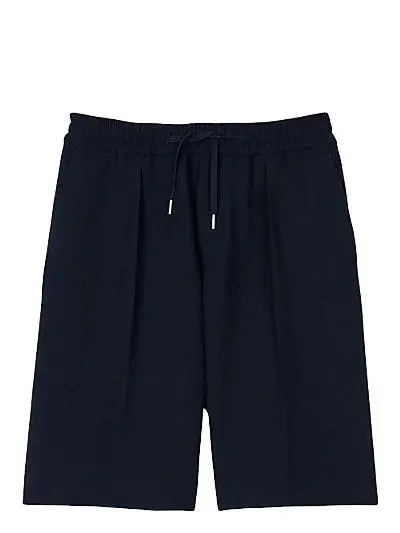 Sandro Regular-fit Stretch-jersey Shorts - Navy Blue
