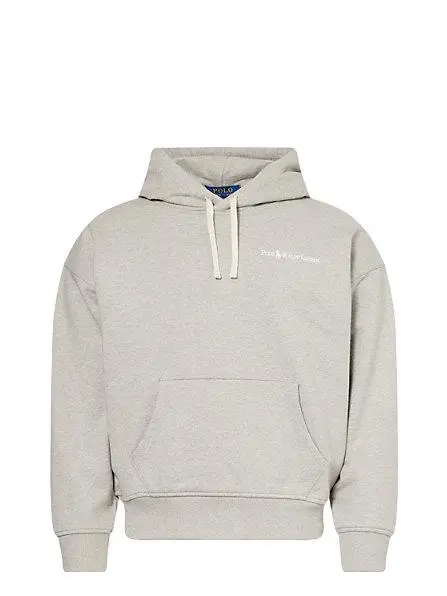 Ralph Lauren Embroidered-logo Cotton-blend Hoodie - Dark Sport Heather