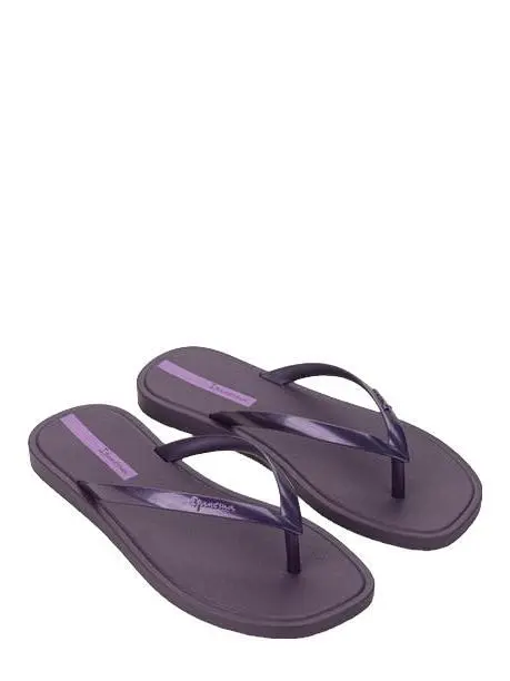 Ipanema Solar Color Flip Flop - Purple/ Metallic