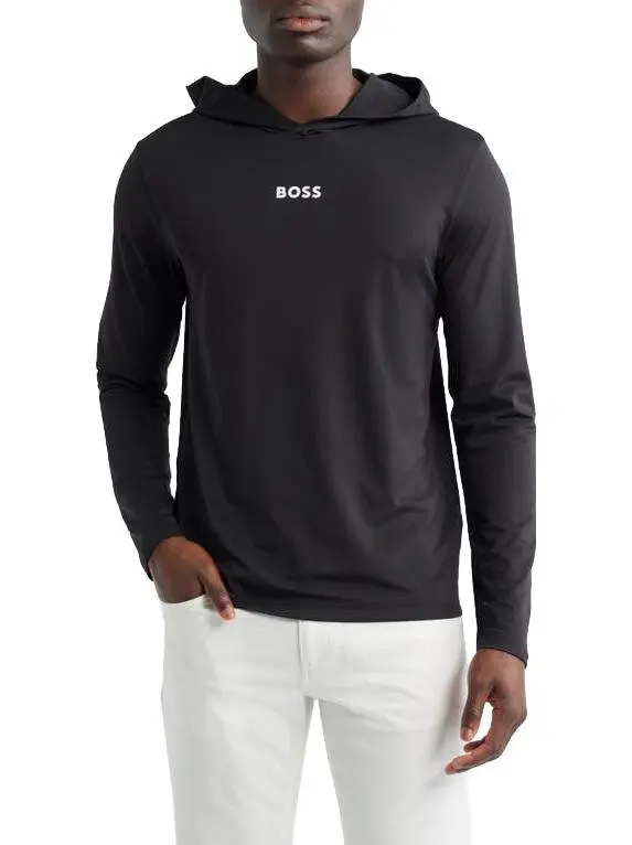 BOSS Logo Hoodie - Black