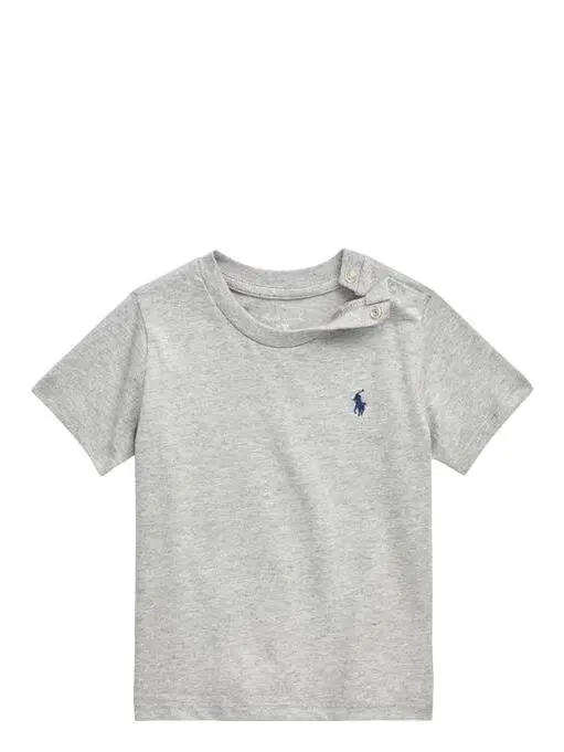 Ralph Lauren Embroidered Logo Short Sleeve T-shirt - Andover Heather