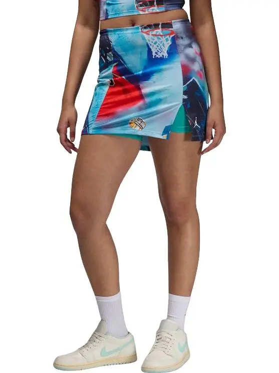 JORDAN Printed Skort - Blue