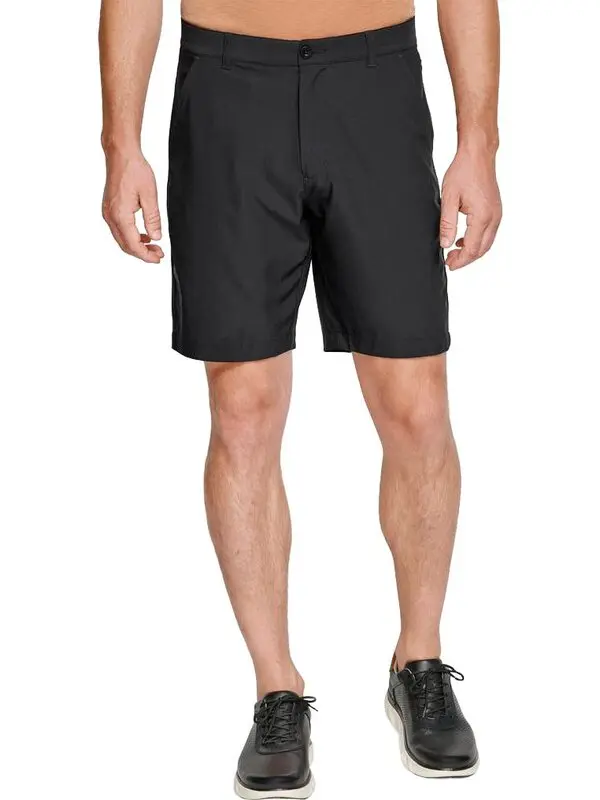 Johnston & Murphy Xc4 Performance Straight Leg Shorts - Black