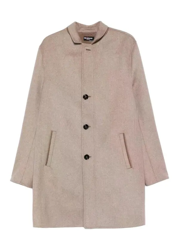 Kiton Cashmere Coat - Neutrals