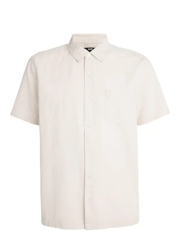 Paige Cotton Desoto Shirt - Ivory