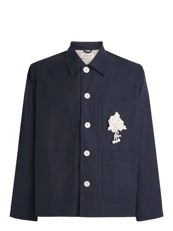 S.S.DALEY Clarence Chore Overshirt Jacket - Blue