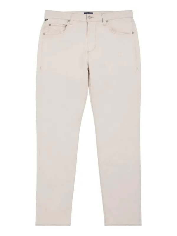 Citizens Of Humanity Cotton-linen Elijah Straight Jeans - Beige