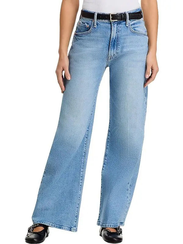 MOTHER Lil Lasso Sneak High Rise Jeans - Sow Surreal