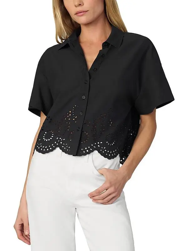 Joe's Jeans The Eyelet Shirt - Black