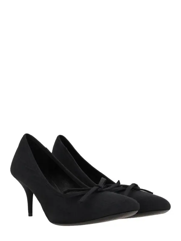 Balenciaga Satin Pumps - Black