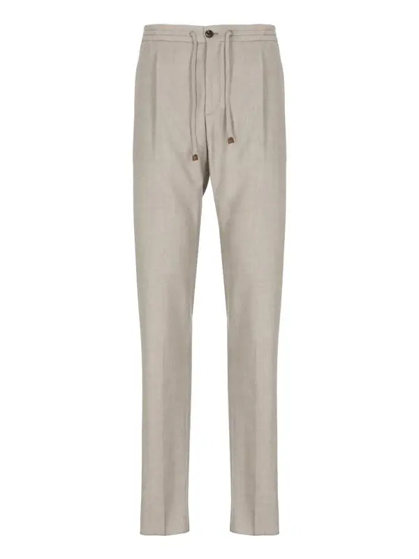 Incotex Virgin Wool Trousers - Beige