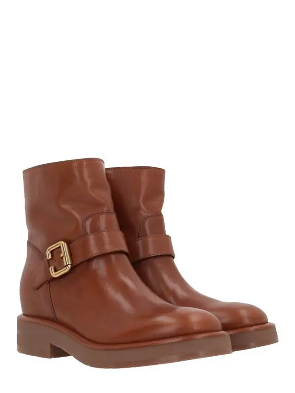 Chloé Ankle Boots - Ginger Brown