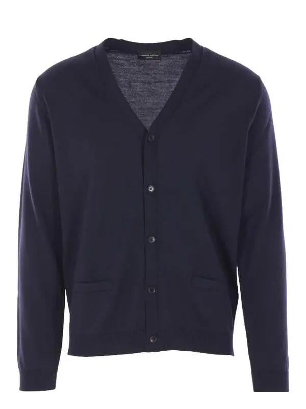ROBERTO COLLINA Cardigan - Blue