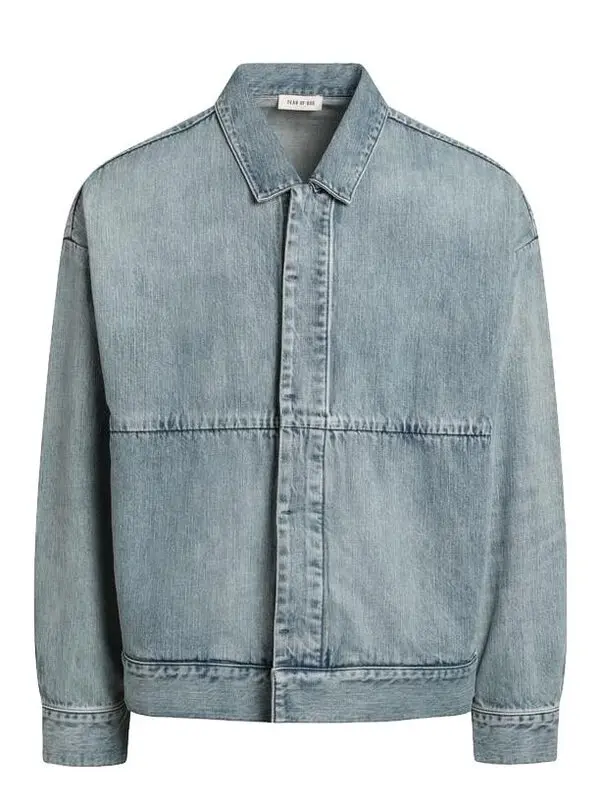 Fear Of God Light Denim Trucker Jacket - Blue