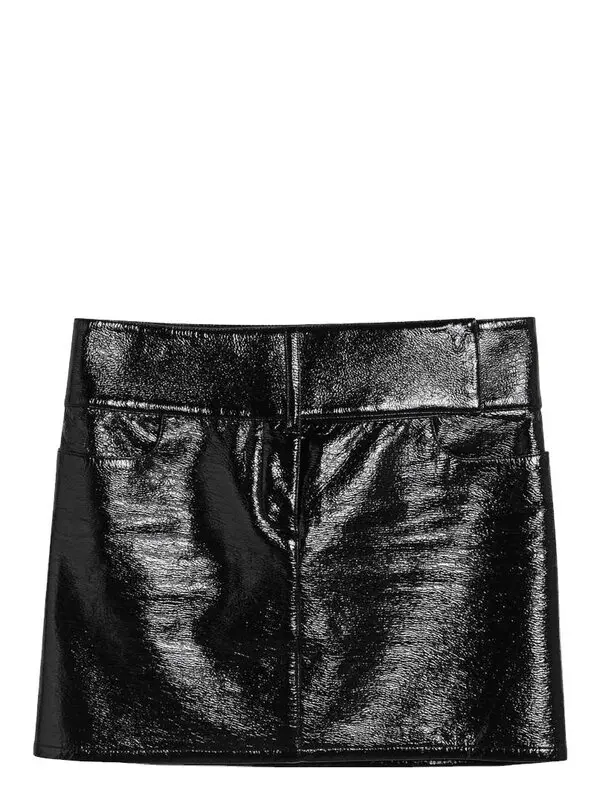 COURREGES Belted Mini Skirt - Black