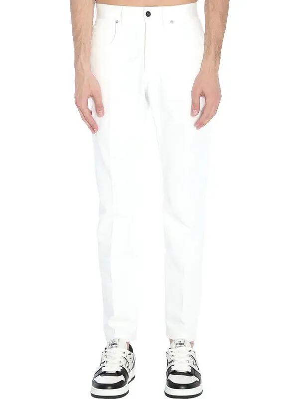 Fendi Selleria Straight Leg Jeans - White
