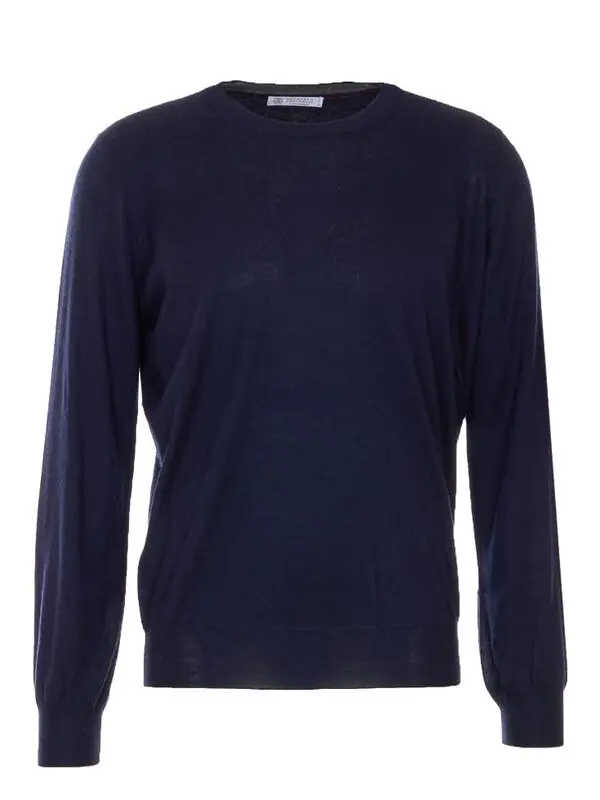 Brunello Cucinelli Crewneck Sweater - Blue
