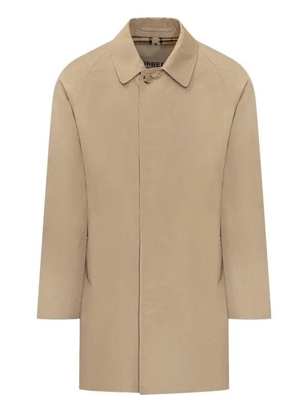 Burberry Gabardine Trench Coat - Beige