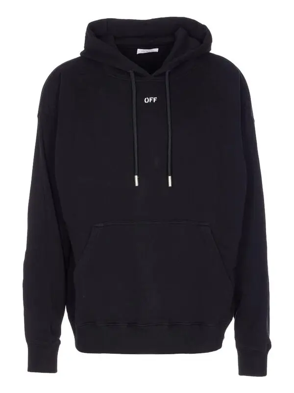 Off-White Brush Arrow Skate Hoodie - Black