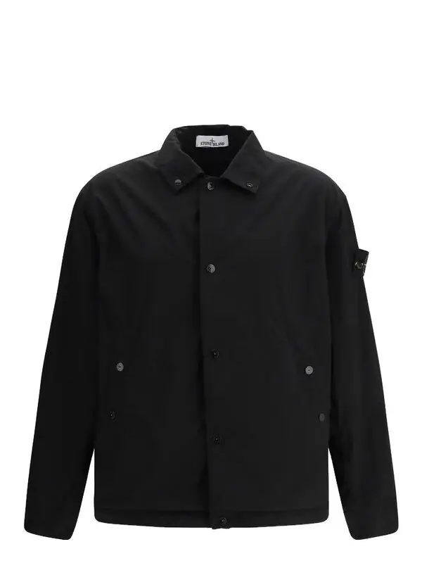 Stone Island Sleeve Patch Jacket - Black