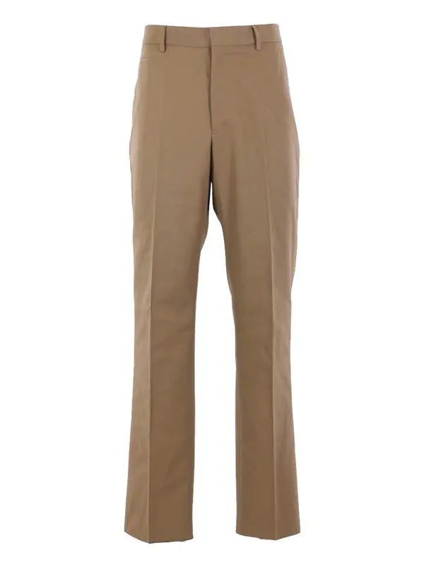 FERRAGAMO Trousers - Bronze Lead Green