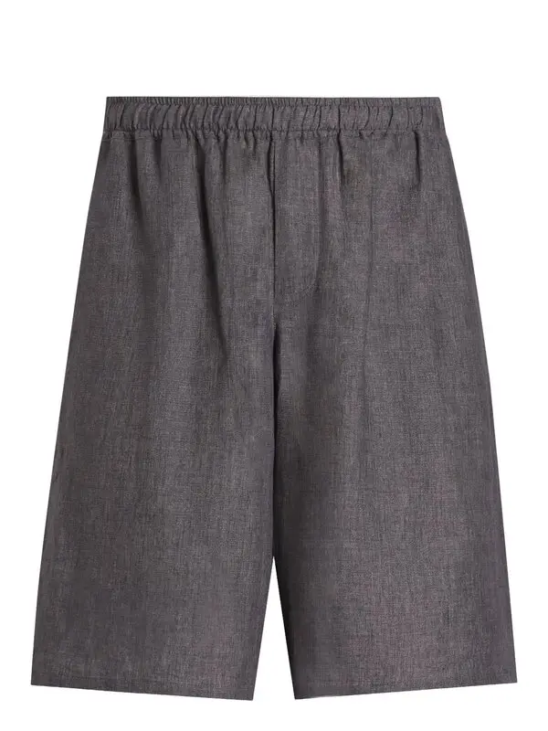 Dolce & Gabbana Linen Canvas Trousers - Grey