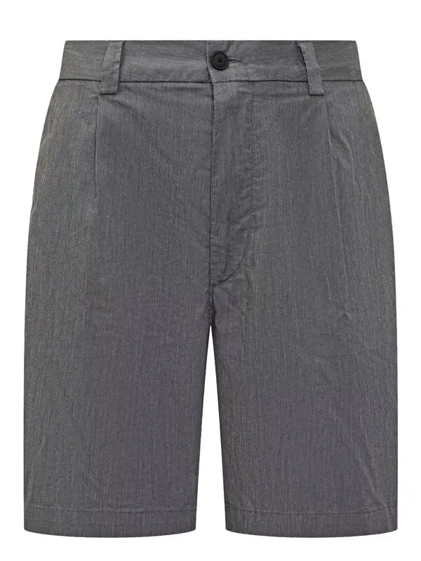 Hugo Boss Pinstripe Tailored Shorts - Blue