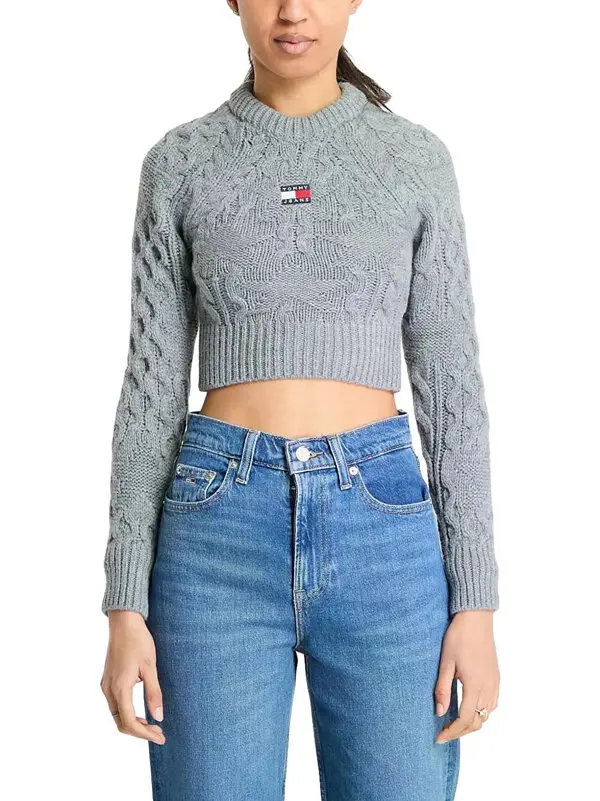 Tommy Hilfiger Cable-knit Jumper - Grey