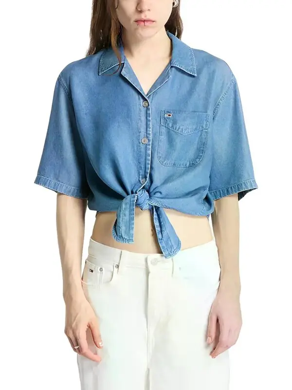 Tommy Hilfiger Short Sleeve Shirt - Blue