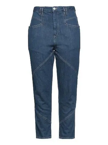 Isabel Marant Cotton Tapered Jeans - Blue