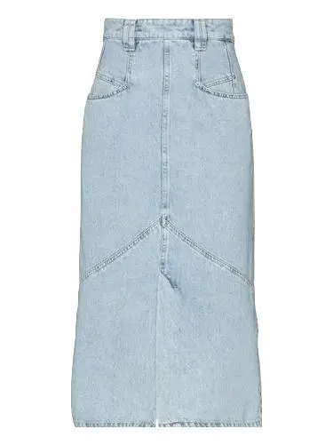 Isabel Marant Denim Midi Skirt - Blue
