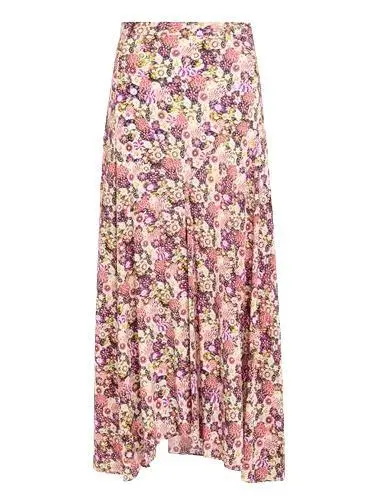 Isabel Marant Maxi Flared Skirt - Magenta
