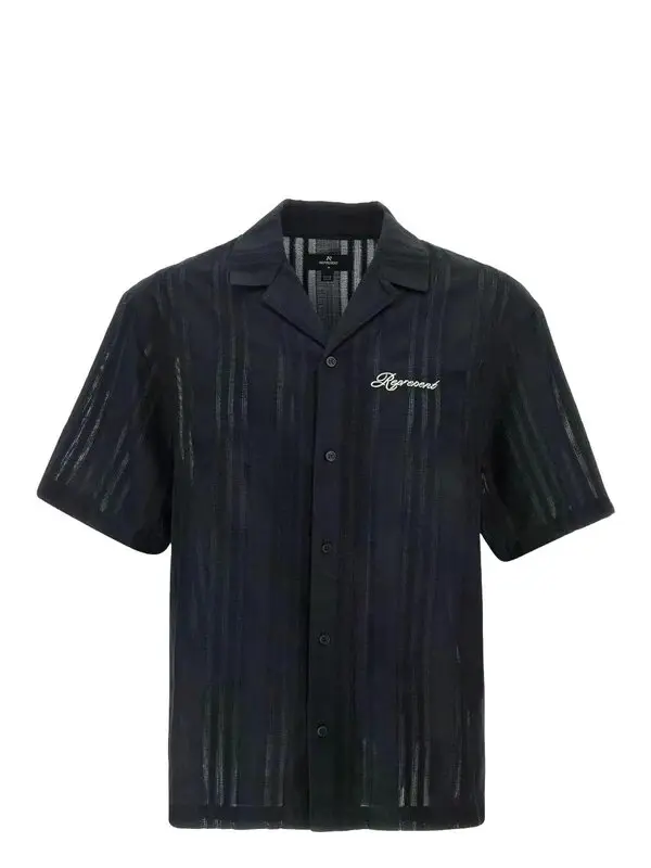 REPRESENT Logo-embroidered Shirt - Black